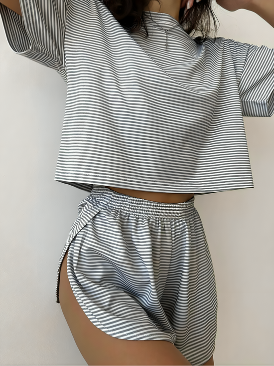 2-Piece Shorts Split Loungewear | Flirty Lounge Set – Zalora Legacy ...